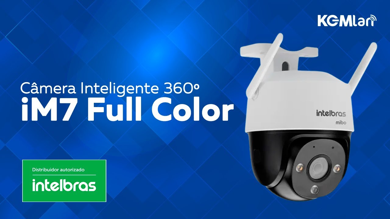 Câmera externa inteligente Wi-Fi iM7 Full Color - Intelbras - YouTube