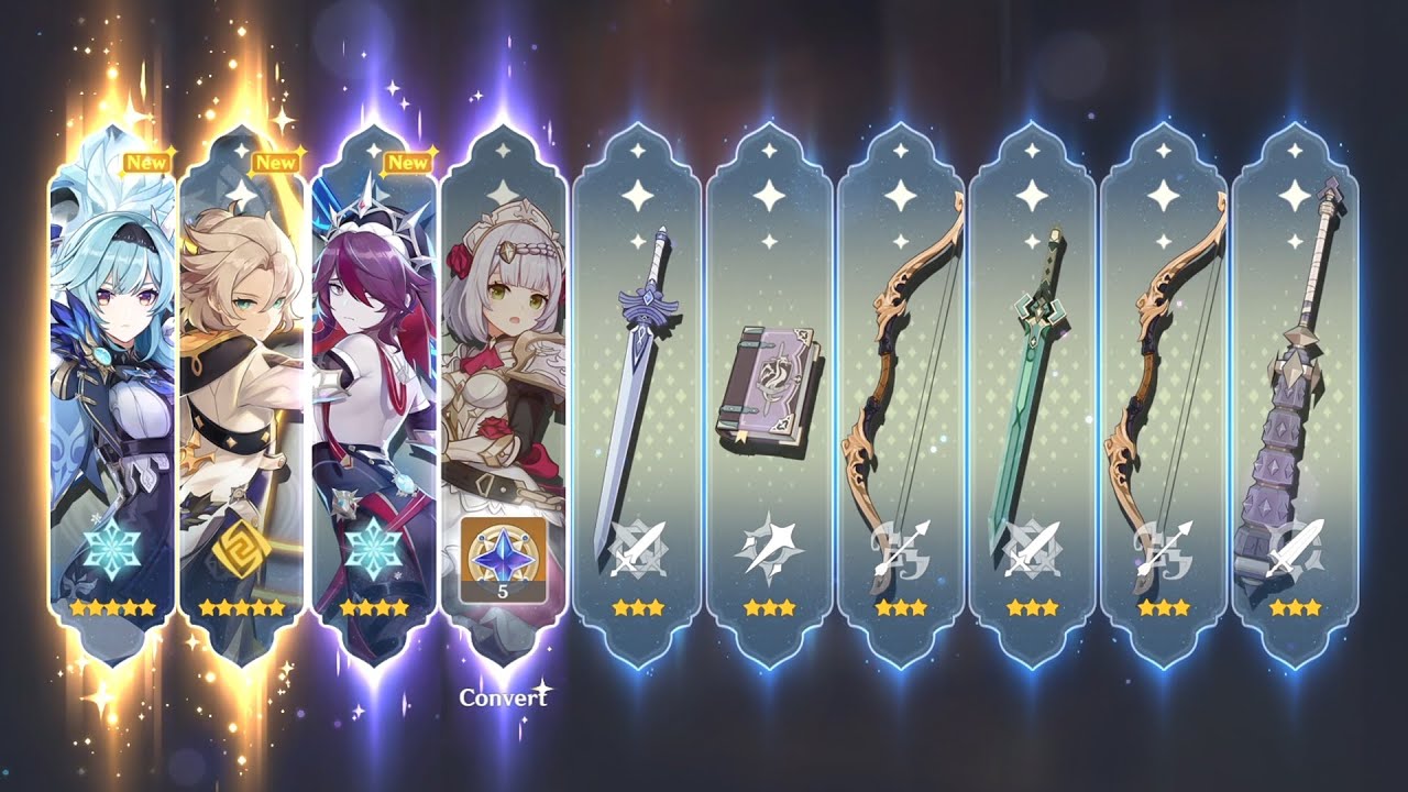 F2P wishing for EULA PULL ALBEDO PULL Genshin Impact 2.3 - YouTube