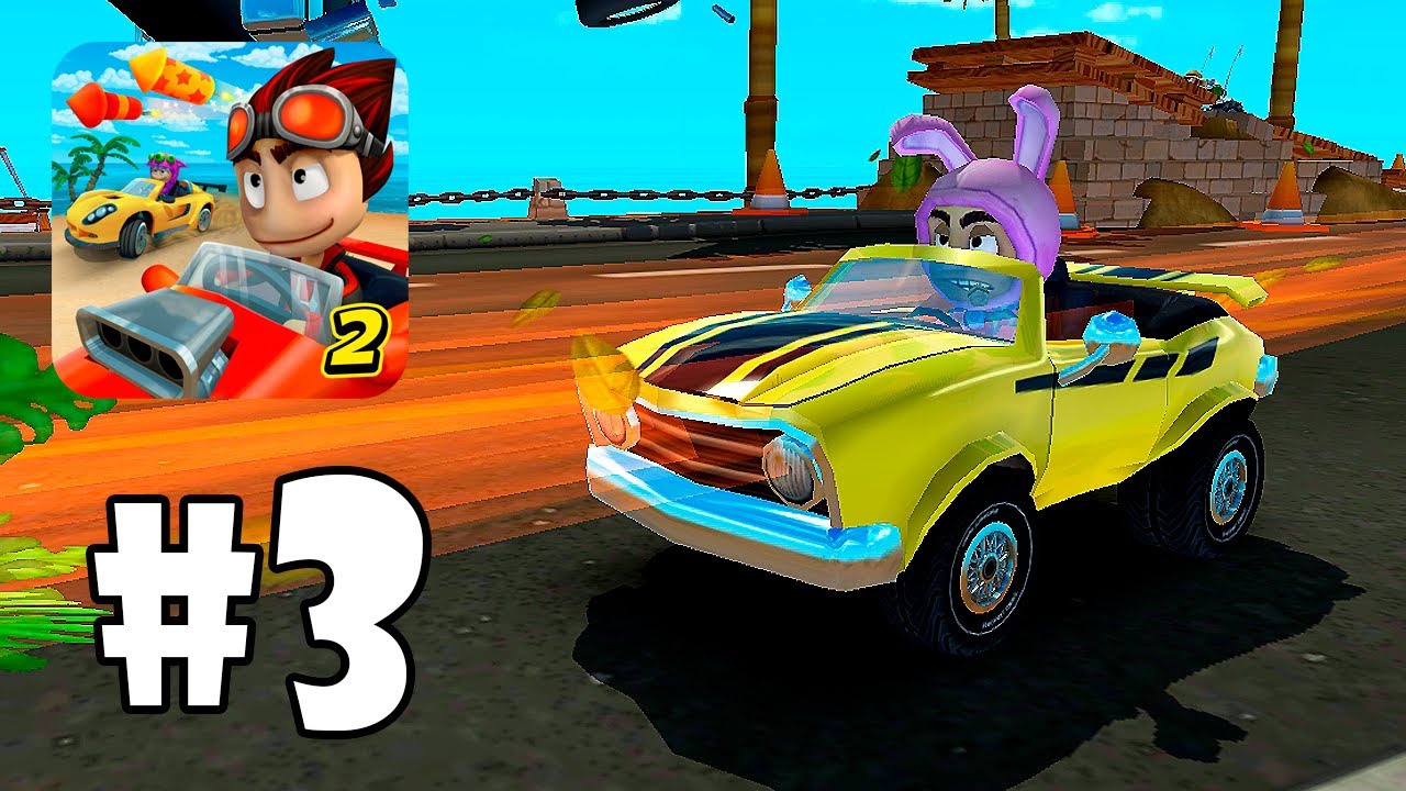 Beach Buggy Racing 2 | Gameplay en Español | #3 Benny y Lightning ...