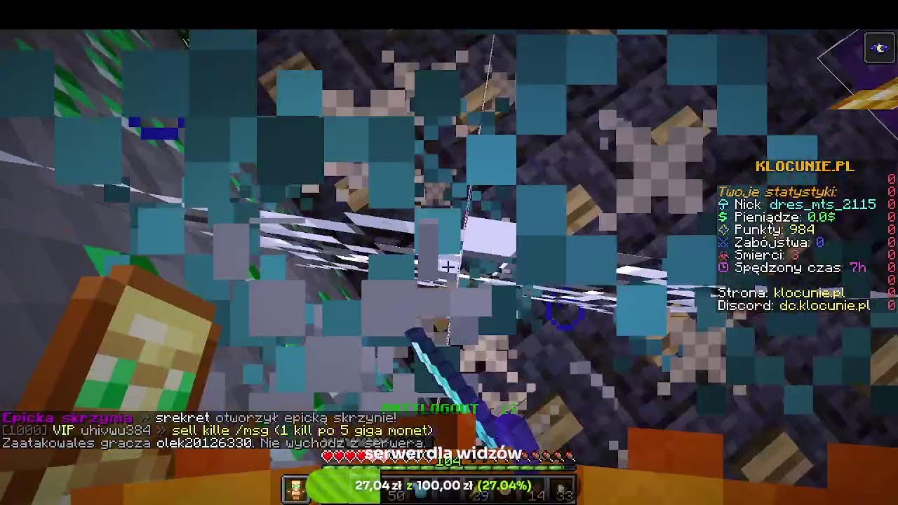 🔴MINECRAFT STREAM 🔴BOXPVP 4 KLOCUNIE.PL - YouTube