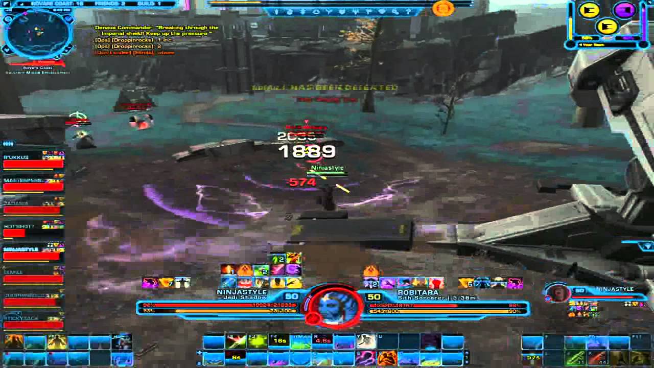 SWTOR: Shadow Infiltration PvP - 2.0 - YouTube