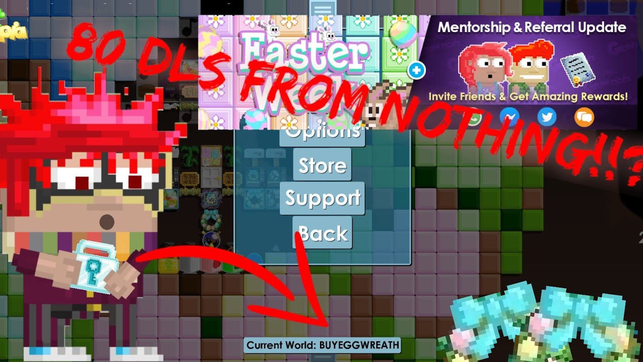 How i got 50 - 80 dls on Easter Week By doing Nothing | GROWTOPIA - YouTube