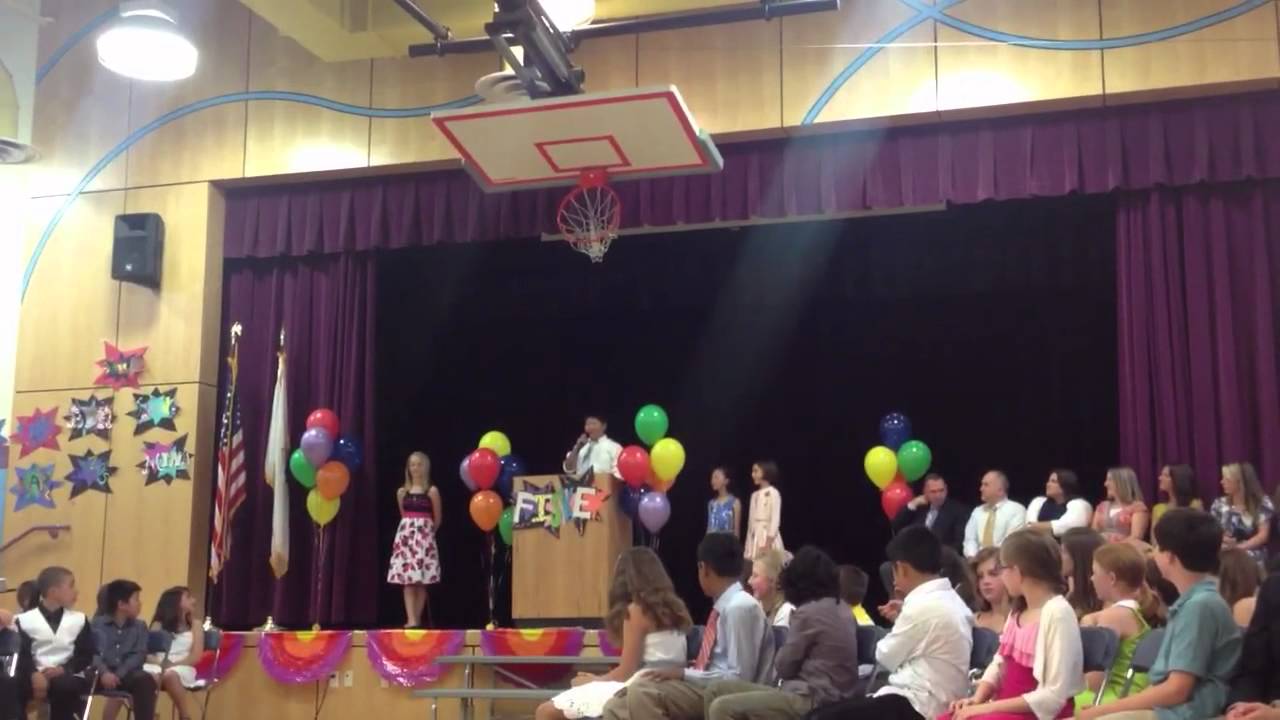 Patrick's Fifth Grade Graduation Speech - YouTube