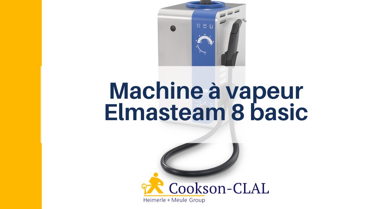 Présentation de la machine à vapeur Elmasteam 8 basic - YouTube