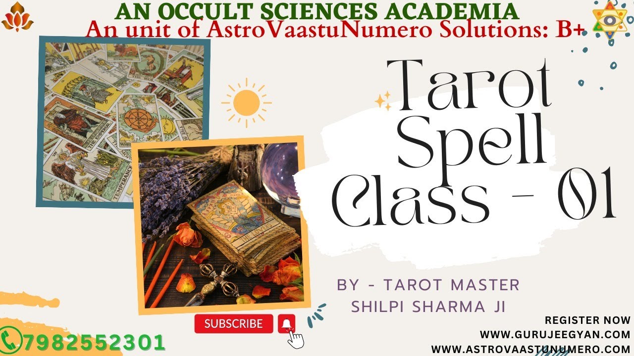 Tarot Spell Class - 01 - YouTube