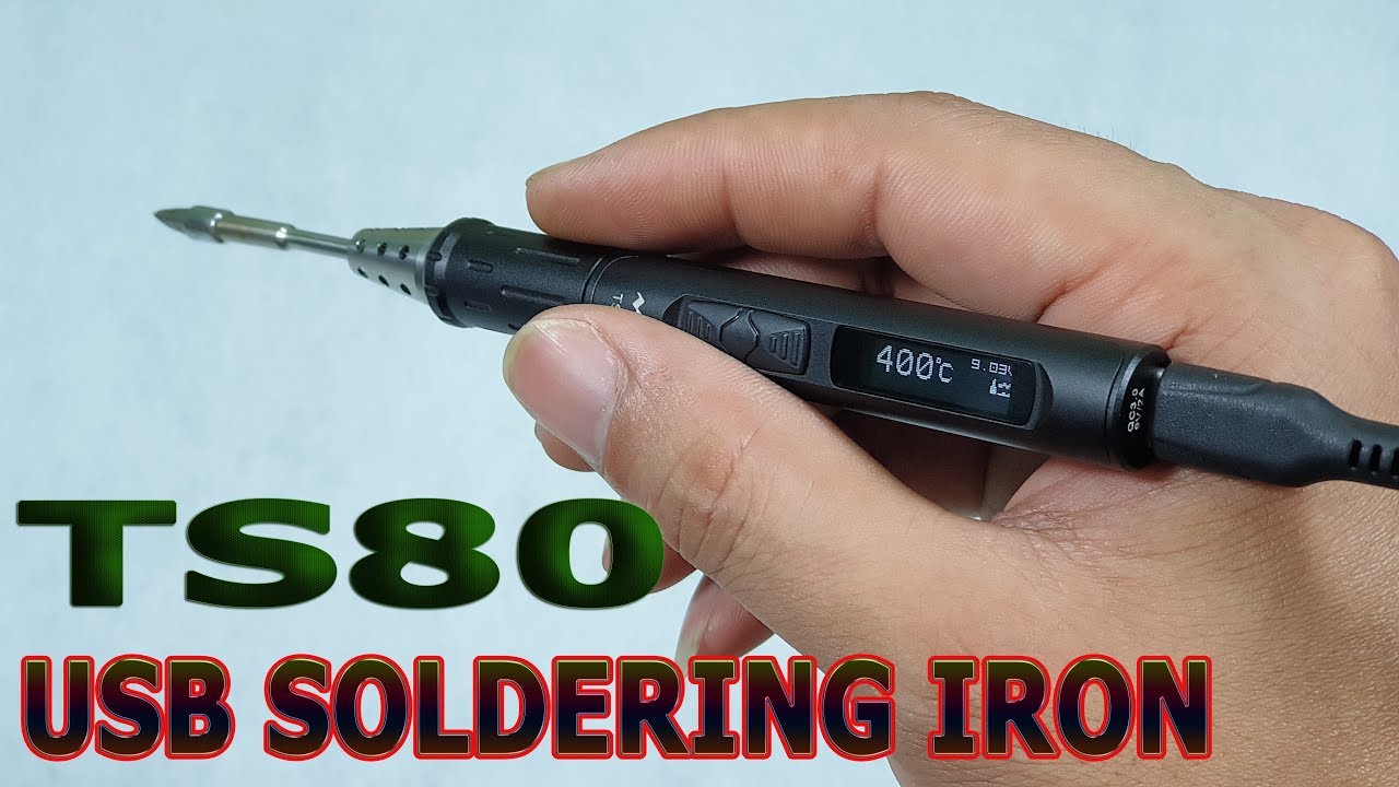 Test MINI TS80 USB-C Soldering Iron - YouTube