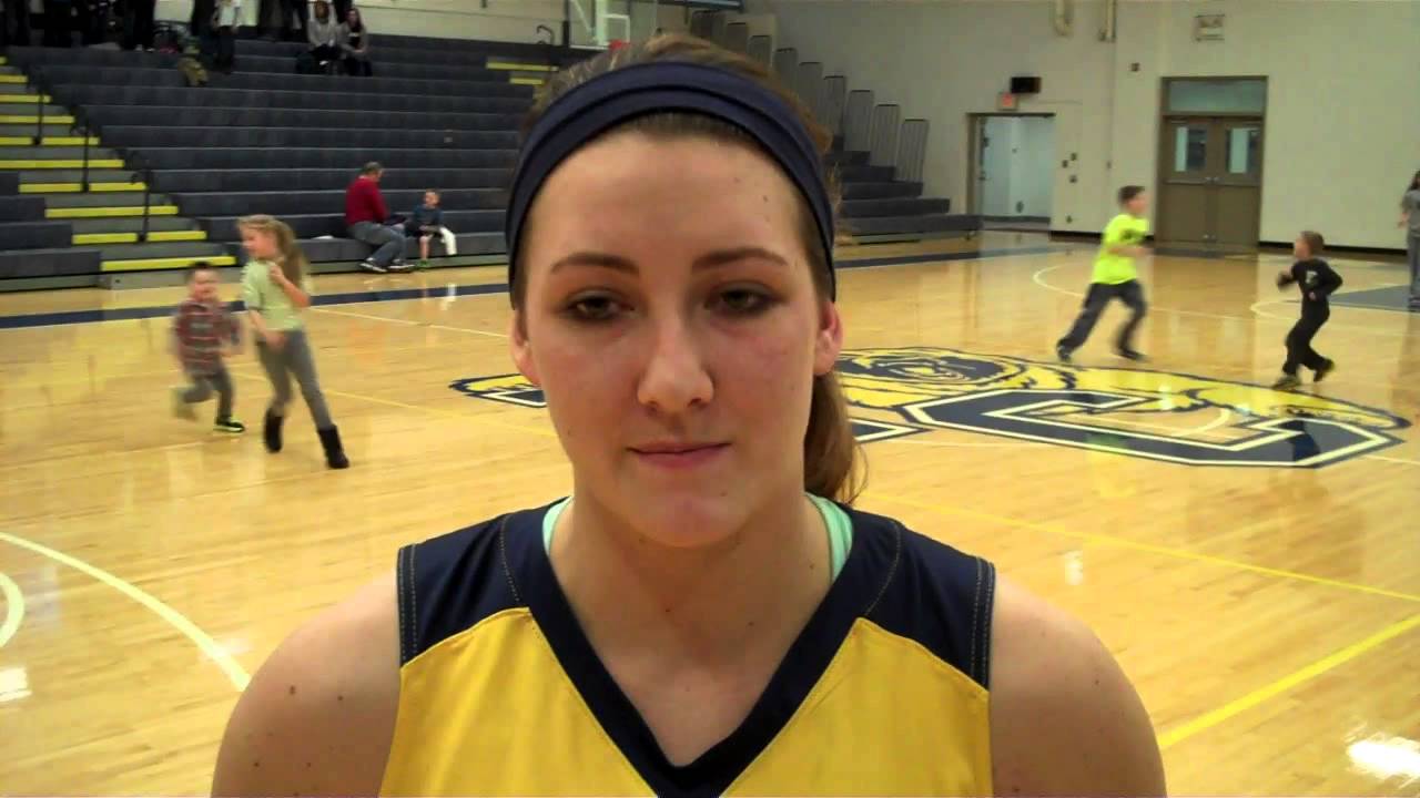 Katie Brewer Discusses Defensive Effort in Bluffton Victory - YouTube