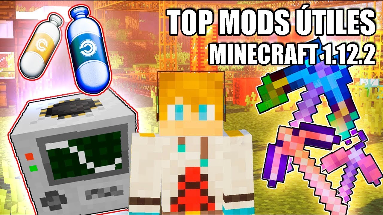 TOP MODS ÚTILES para MINECRAFT 1.12.2 - PICOS , CÁPSULAS y BUILDCRAFT ...