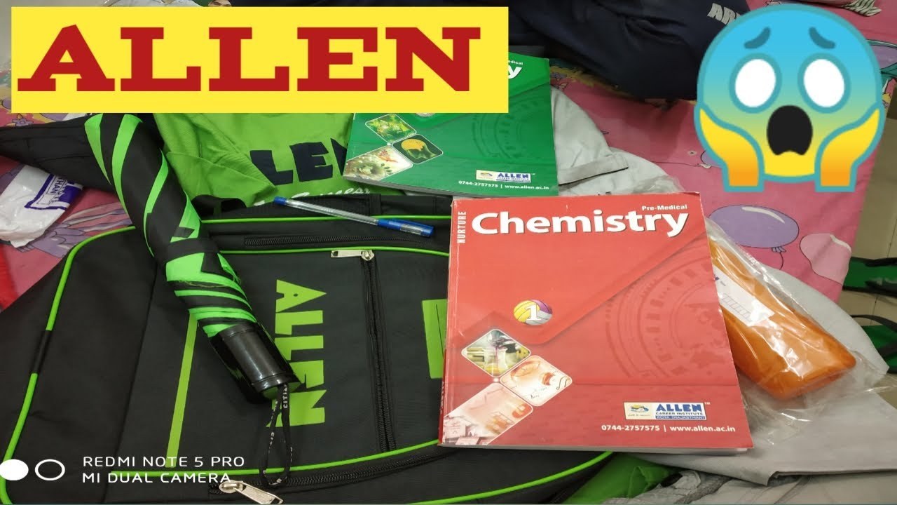 Allen study material and Dress -#allenstudymaterials#allendress#kota ...