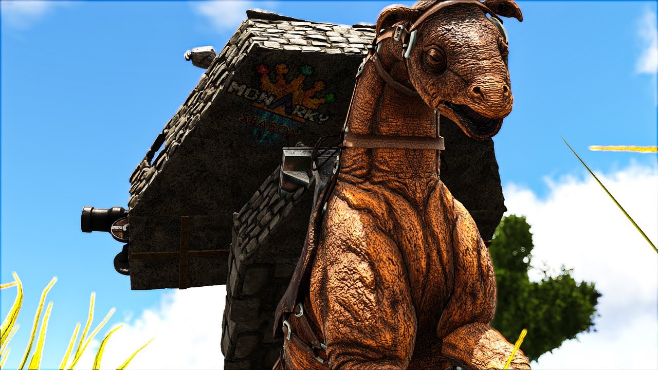 I Created A SEIGE Paracer IN ARK To Raid Raasclark! - YouTube