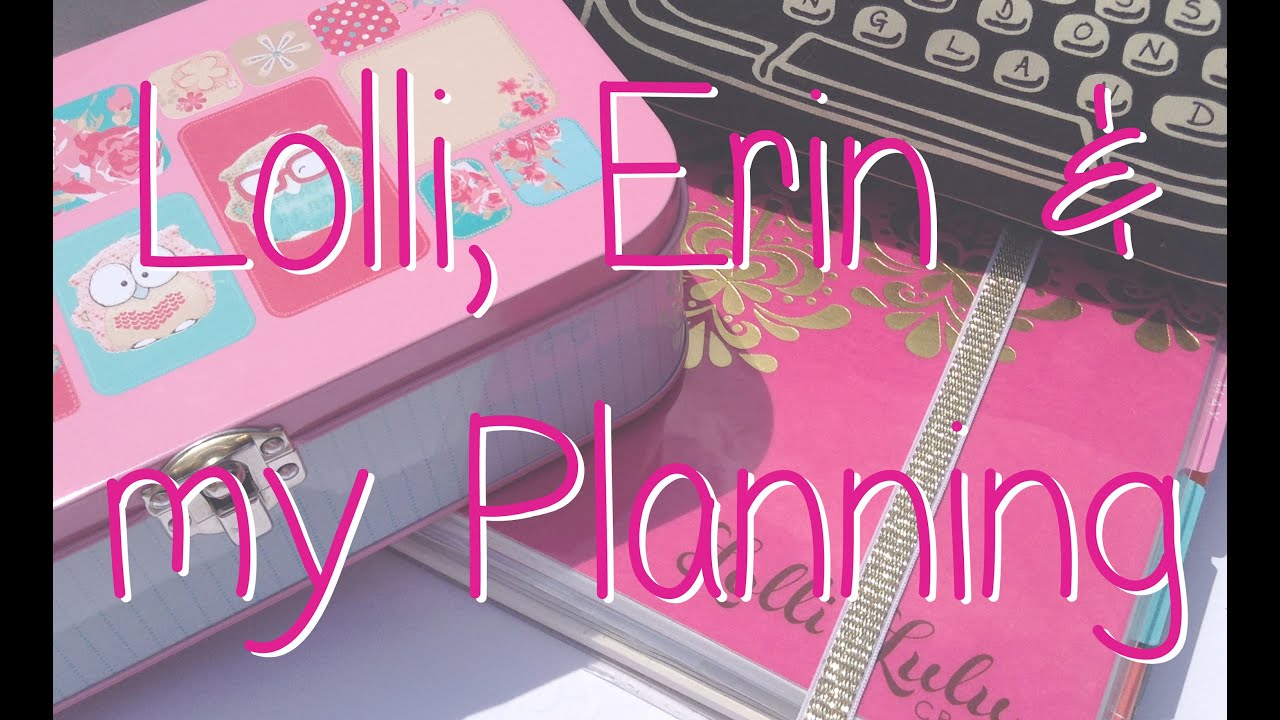 Lolli, Erin Condren and Planning - behind scenes look! - YouTube
