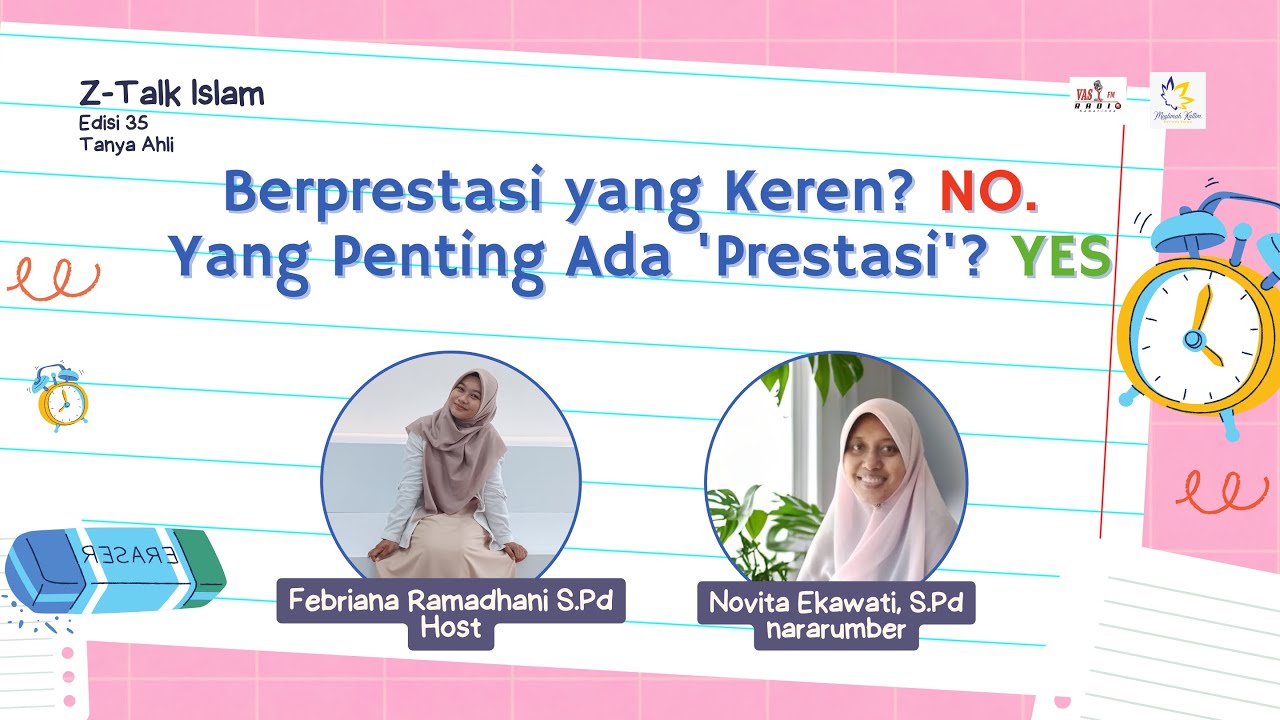 BERPRESTASI YANG KEREN? NO. Yang Penting Ada 'Prestasi'? YES. Z-Talk ...