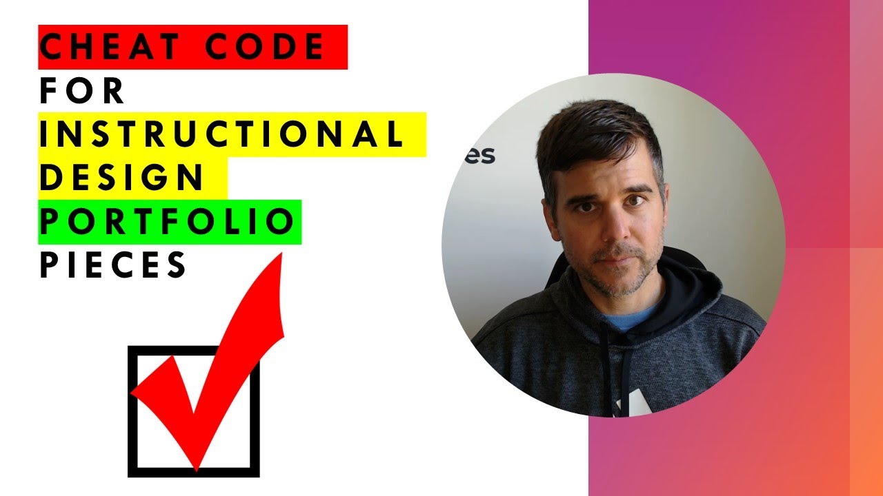 Cheat Code For Instructional Design Portfolio Pieces - YouTube