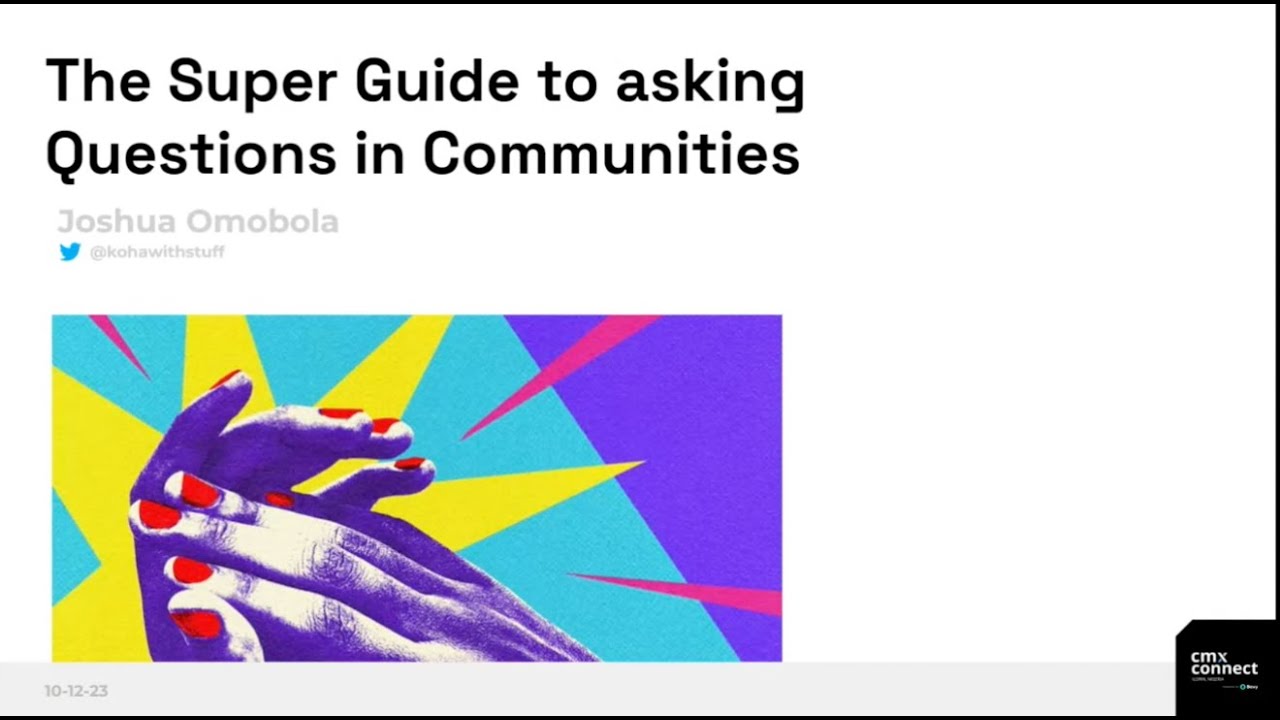 The Super Guide to Asking Questions In Communities | Ilorin - YouTube