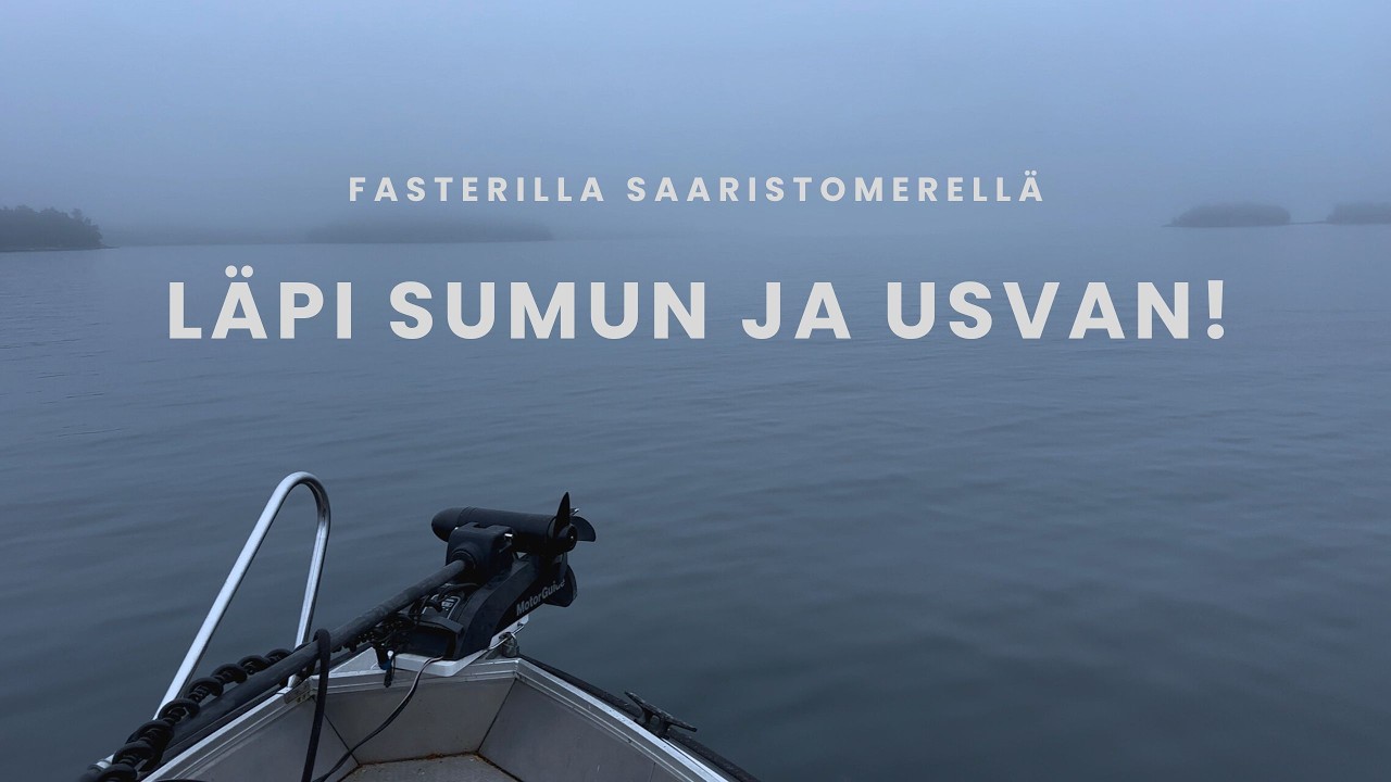 Sumua ja usvaa I Fasterilla nauttimassa syksyisestä Saaristomerestä I ...