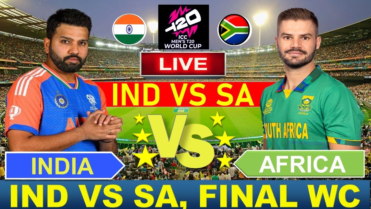 🔴India vs South Africa Final T20 World Cup 2024| |IND vs SA |#indvssa # ...