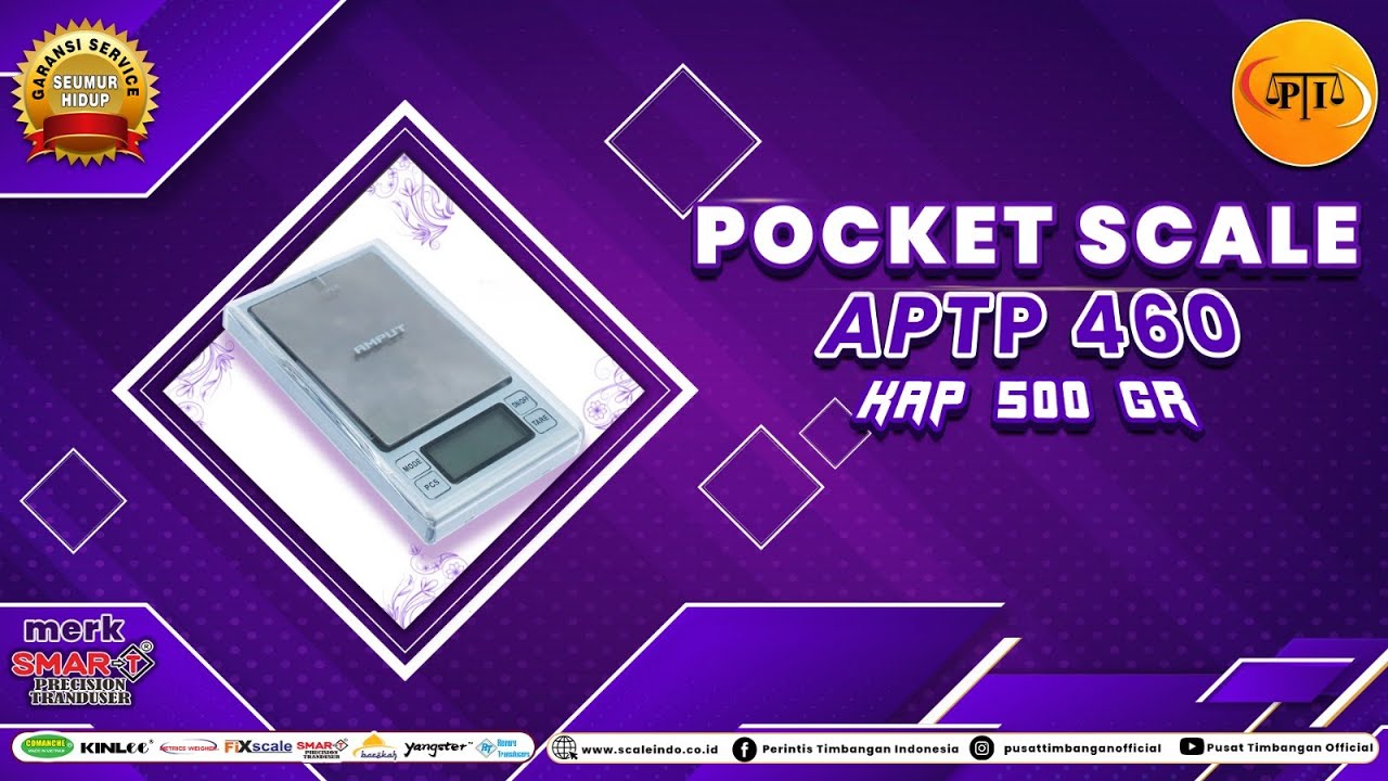 Review timbangan digital Pocket Scale Merk Smart Type APTP 460 - YouTube