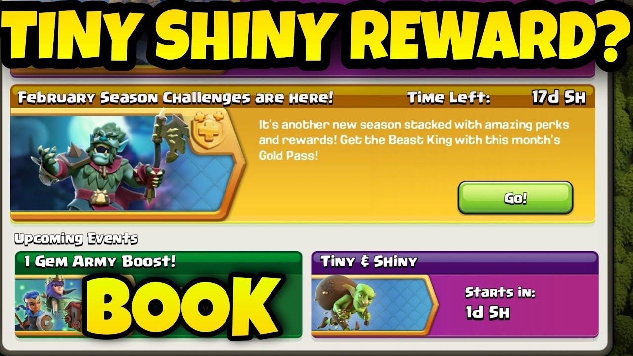 Tiny Shiny Rewards | Coc Upcoming Event Reward | Tiny Shiny Event Reward | Tiny Shiny Clash Of ...