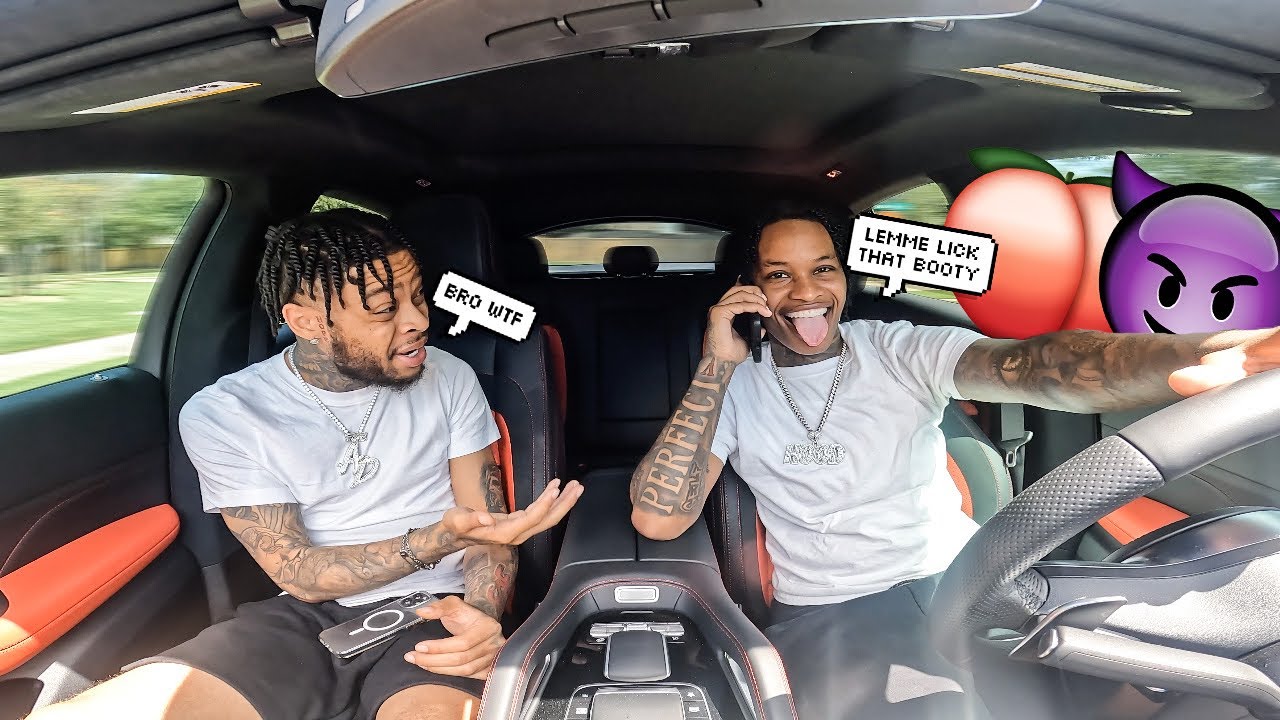 Being Freaky On The Phone In Front Of My Bestfriend To See His Reaction ...