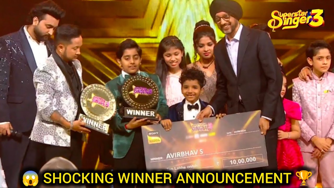 🏆😱🤩 Superstar Singer 3 Winner Announcement || Atharva Bakshi and ...
