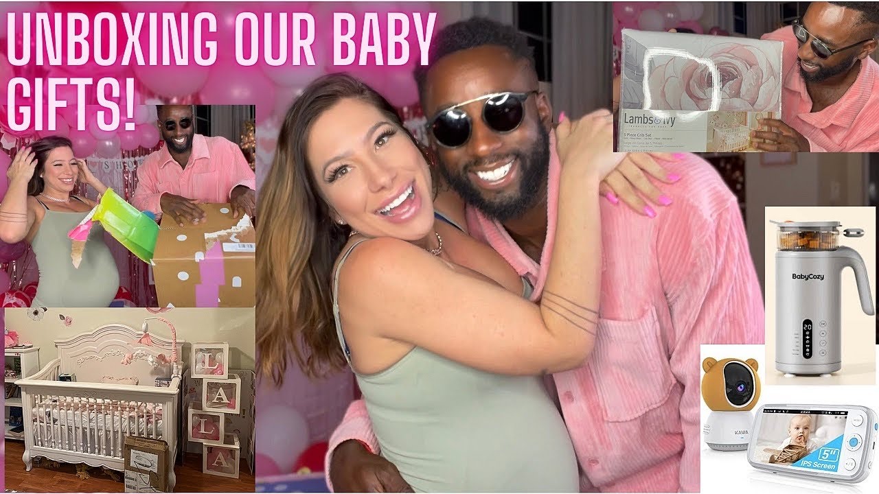 OPENING OUR BABY REGISTRY GIFTS! - YouTube