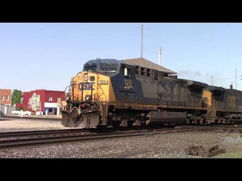 5/9/23 Deshler, OH; CSX 120 leads I137 - YouTube