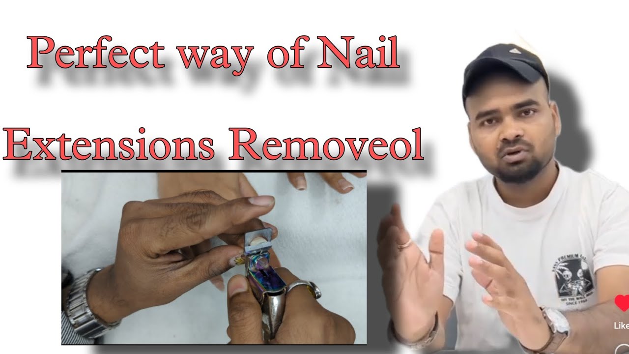How To Remove Acrylic extensions l - YouTube