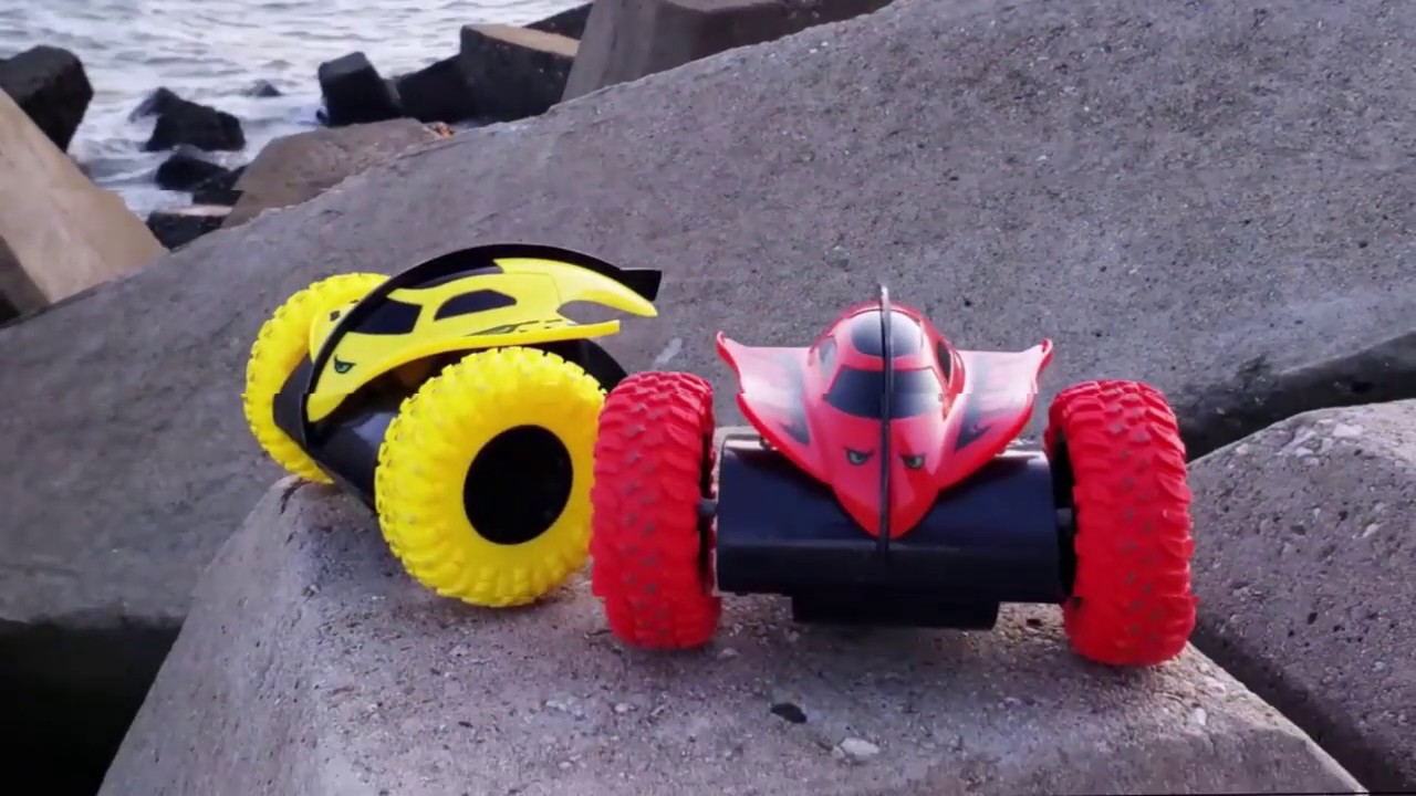 Manta Ray RC Stun Car Remote Control Toys 360° Spin - YouTube