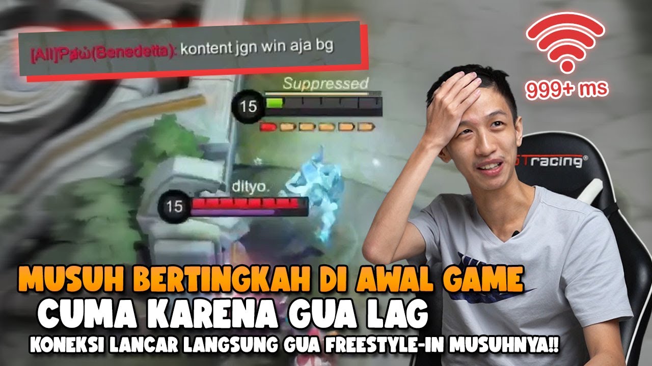 AWALNYA NGELAG.. PAS UDAH GA LAG, GW FREESTYLEIN NI MUSUH" BACOT - YouTube