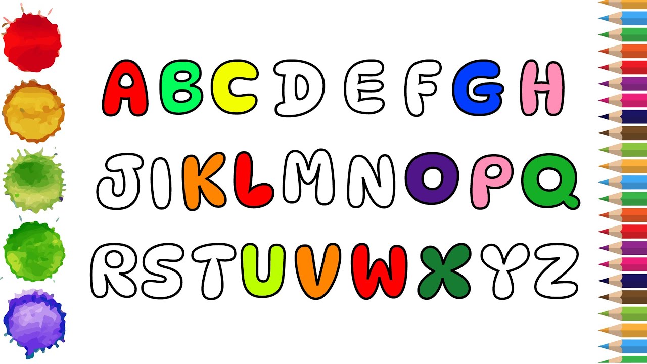How to Draw a Alphabet | Step by Step - YouTube