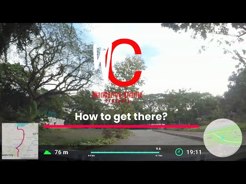 How to get to La Mesa Ecopark from UP Town Center by Private Vehicle