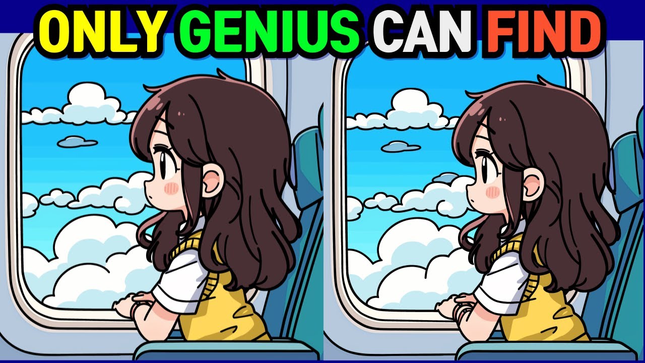 【Spot the difference】Only top 1% find the differences / Let's have fun【Find the difference ...