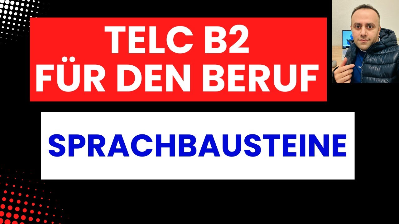 Deutsch für den Beruf B2 / Telc B2 Sprachbausteine / B2 Beruflich - YouTube