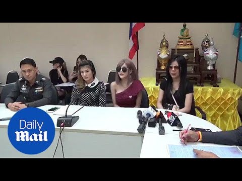 Thai women caught dancing naked online are captured by police - Daily Mail
