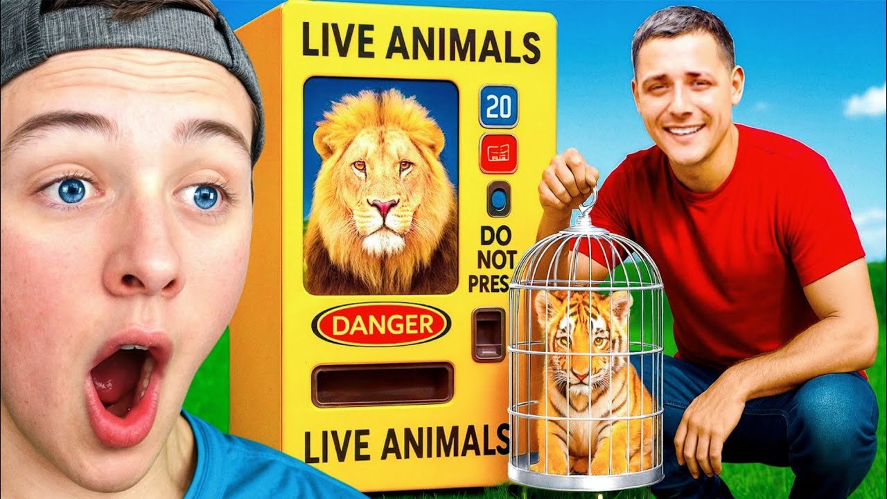 Buying Rare Animals From a Vending Machine🐍🦎axotic animals unusual ...
