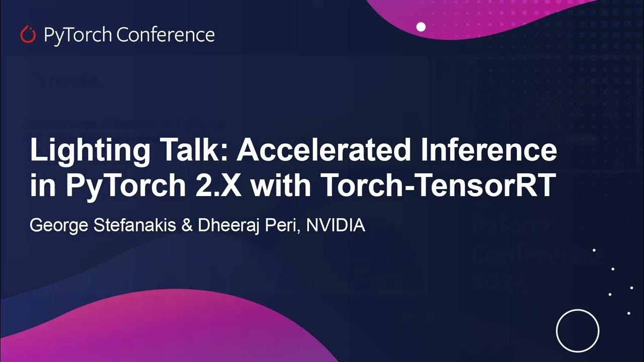 Lightning Talk Accelerated Inference In Pytorch 2 X With Torch George Stefanakis And Dheeraj
