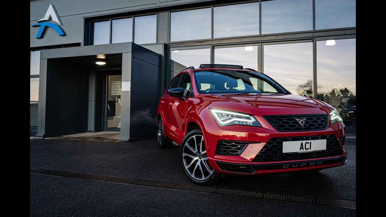 2019 19 Seat Cupra Ateca 4Drive DSG Velvet Red - YouTube
