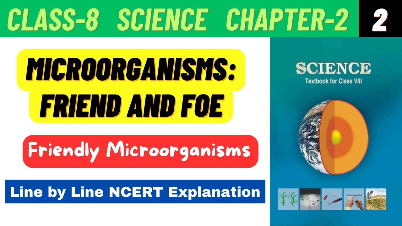 Class 8 Science Chapter 2 Microorganisms friend and foe line by line ...
