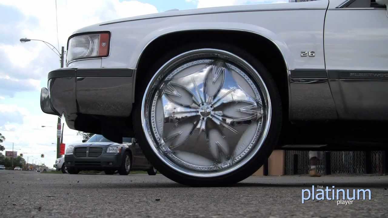 CADILLAC FLEETWOOD on 26 INCH FLOATERS- MOTOR CITY SERIES - YouTube