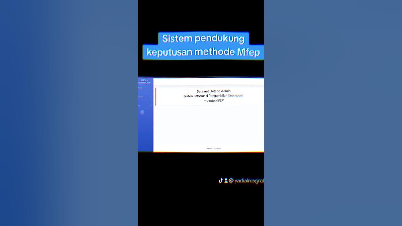 Sistem pendukung keputusan #programming #softwaredeveloper #teknikinformatika #webdevelopers ...