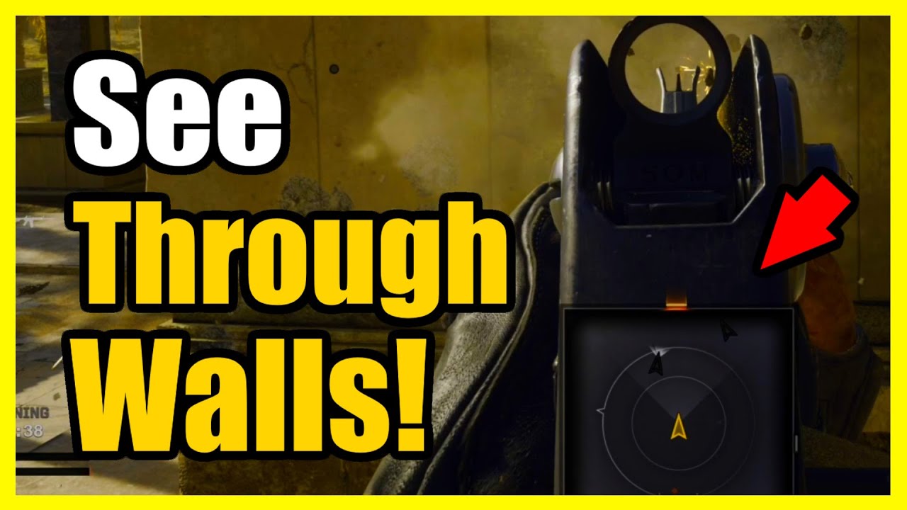 How to Easily See People Through Walls with New Mini Map Radar in COD ...