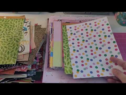 mixed paper destash 25$ shipped - YouTube