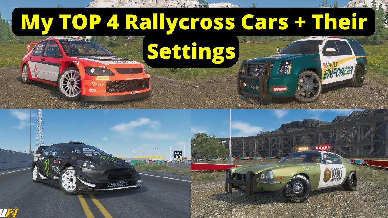 The Crew 2: My TOP 4 Rallycross Cars & Their Settings - Test & My ...