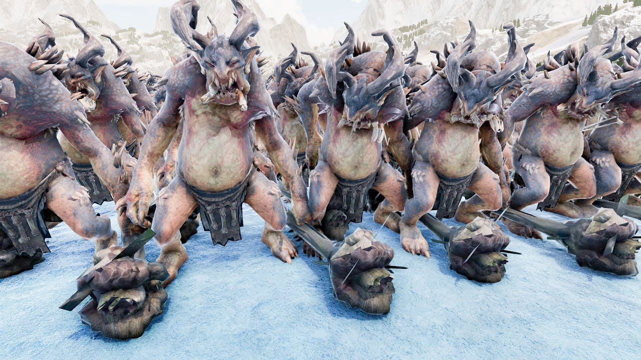 100.000 WARHAMMER 40K TROLLS vs 100.000 DWARF IRONDRAKES | Ultimate ...