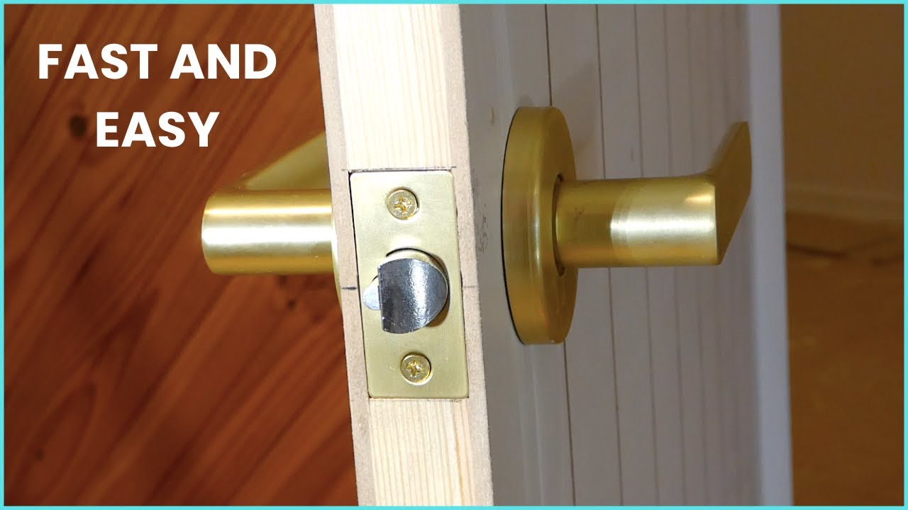Door Frame, Door And Lock Instructional | Step By Step Guide - YouTube