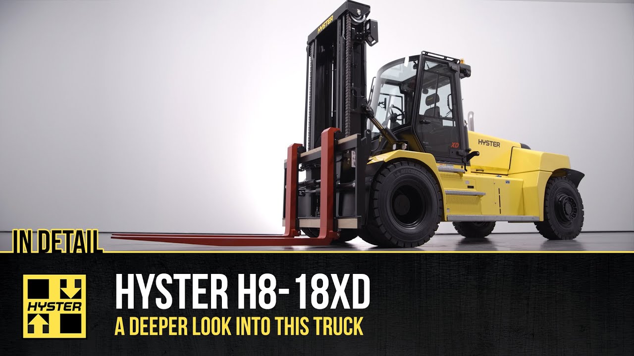 Hyster® H8-18XD - YouTube