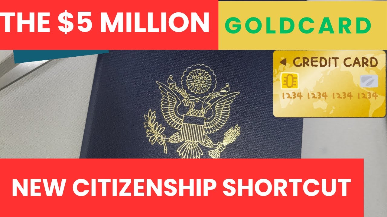 The 5 Million Gold Card NEWS. #greencard #travel #immigration # ...