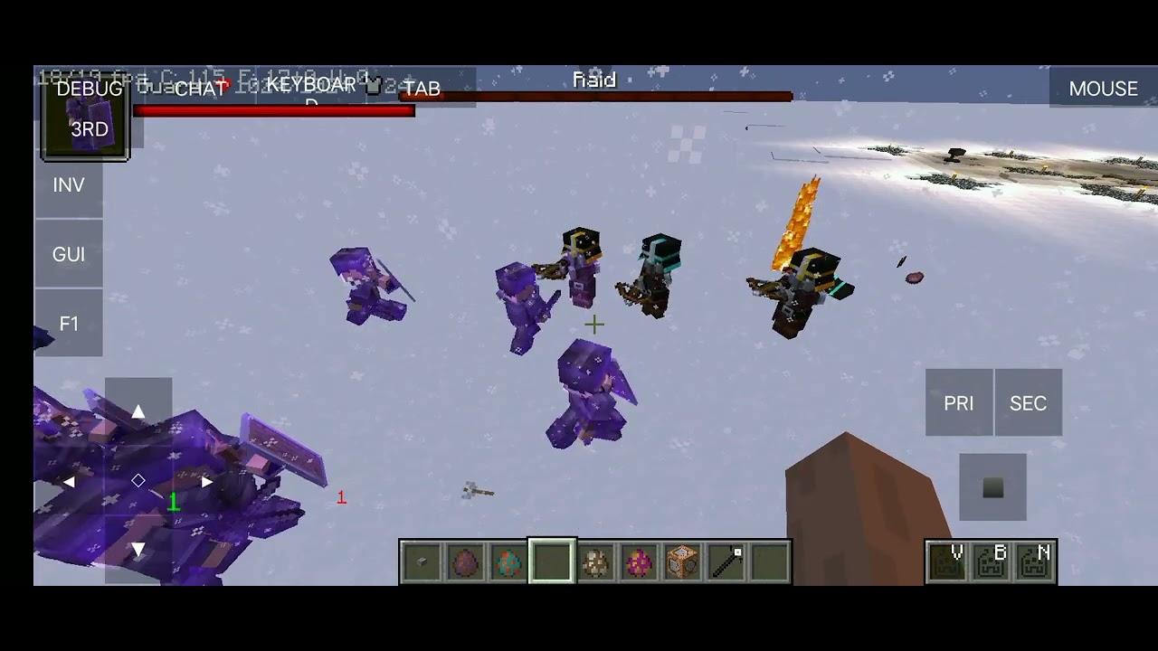 Ultra modded raid vs Ultra max effect Enchanted Netherite guard ...