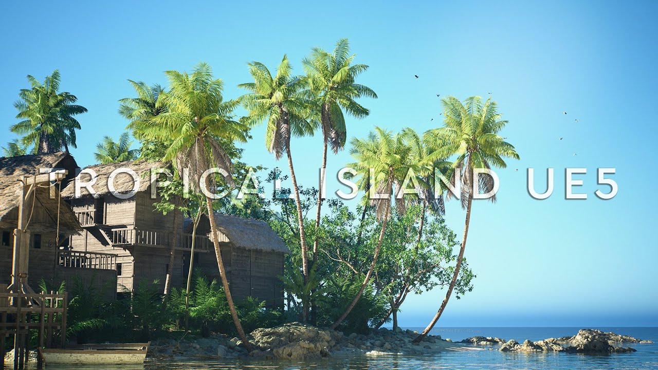 Tropical Jungle Island Cinematics UE5 - YouTube