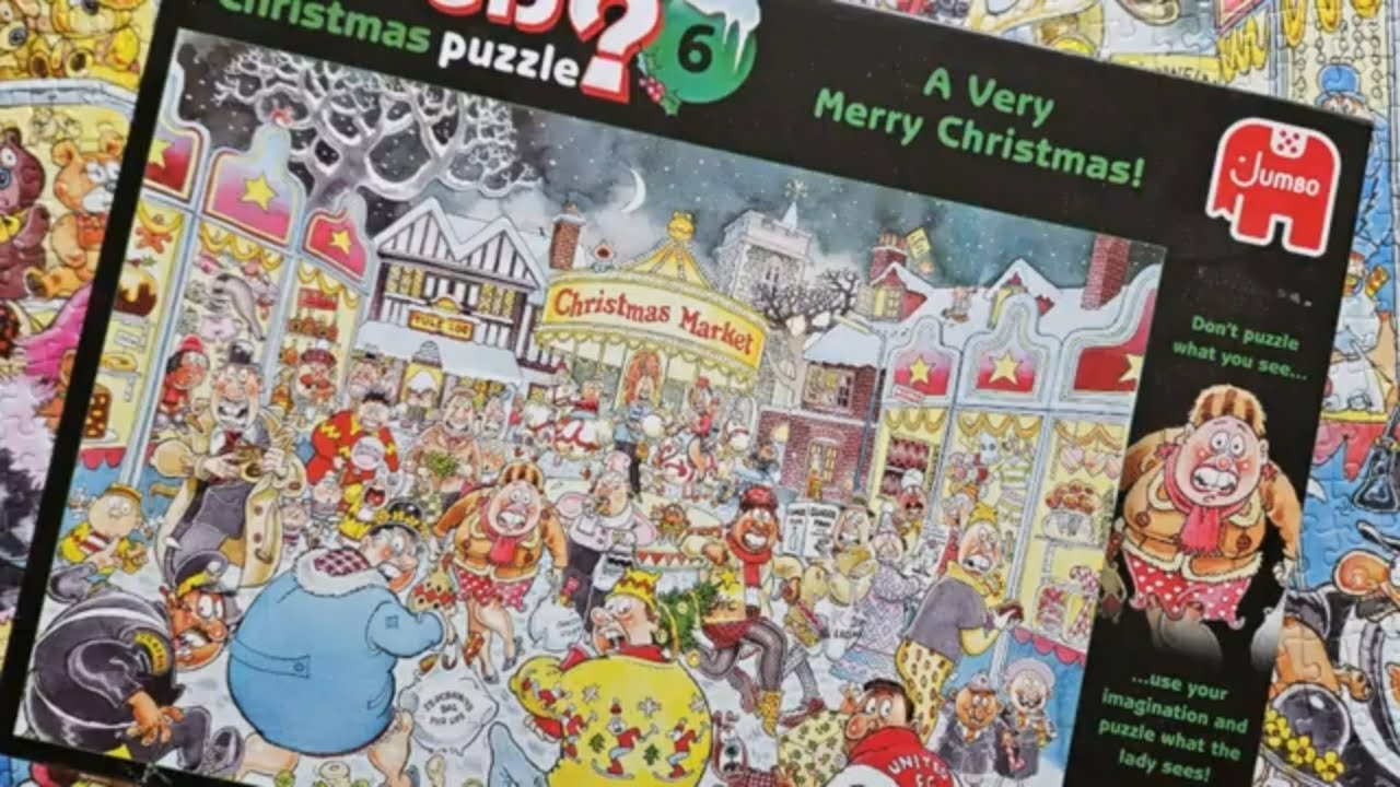 Wasgij Christmas 6 A Very Merry Christmas solution - YouTube